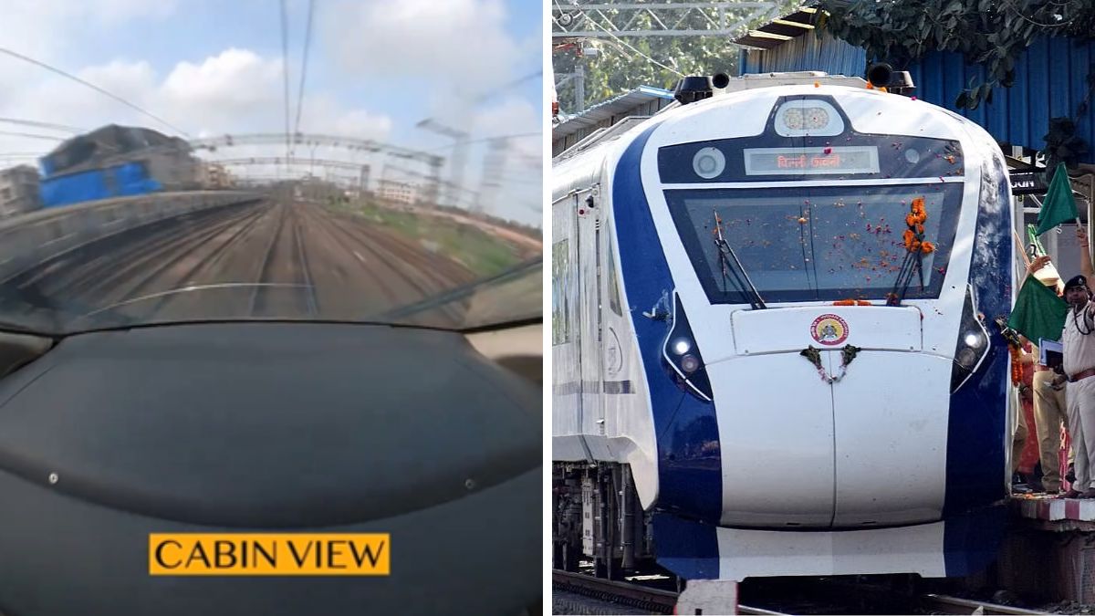 Indian Railways offers exclusive glimpse of Vande Bharat Express train's loco pilot view - Watch ...