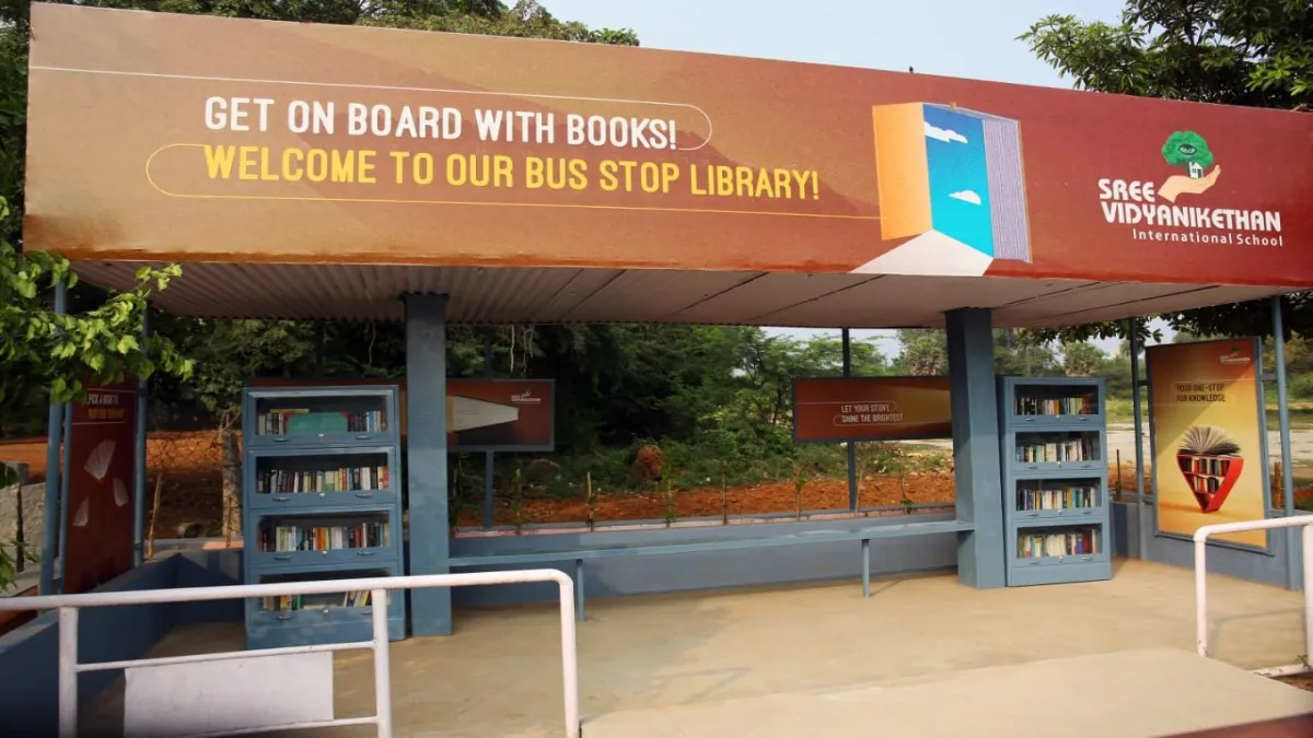 Sree Vidyanikethan International School launched the Bus Stop Public ...