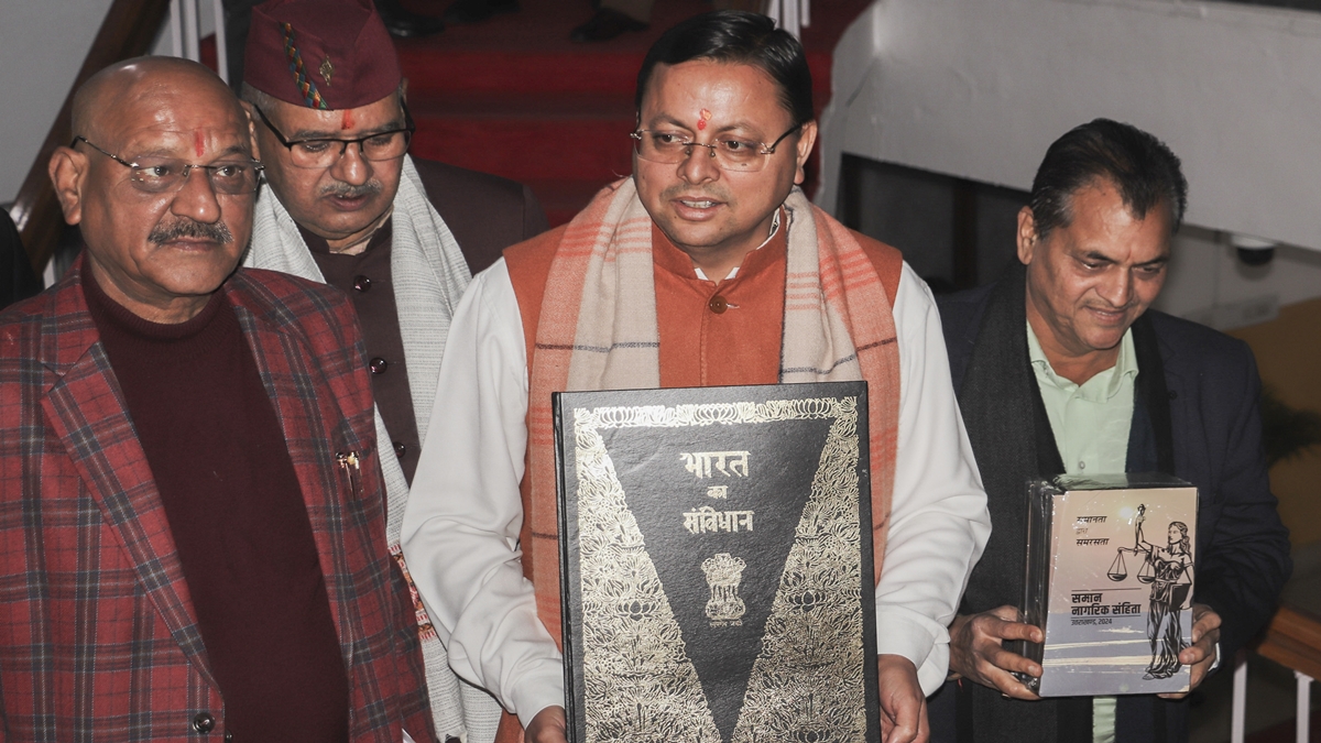 Uttarakhand Assembly passes Uniform Civil Code Bill, UCC in 'favour of everyone,' says CM Dhami ...