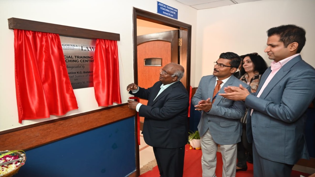 GD Goenka University inaugurates Judicial Training and Coaching Centre ...