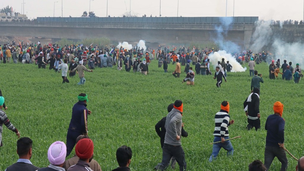 A tale of ironies: Farmers fight tear gas days after Modi announces ...