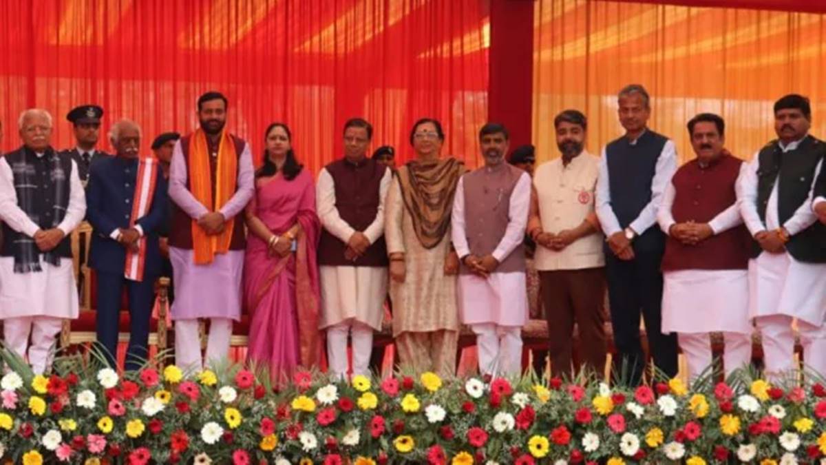 Haryana Cabinet expansion: CM Nayab Saini inducts eight new ministers ...