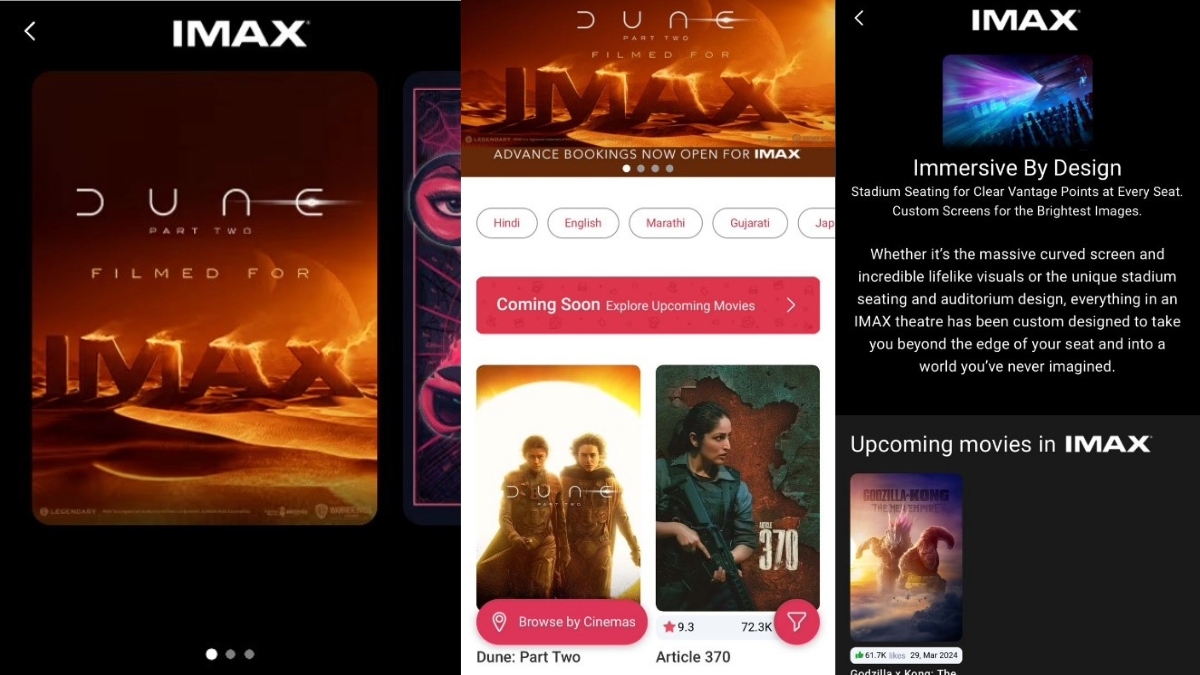 IMAX Corporation and BookMyShow announce digital collaboration for entertainment experiences in ...