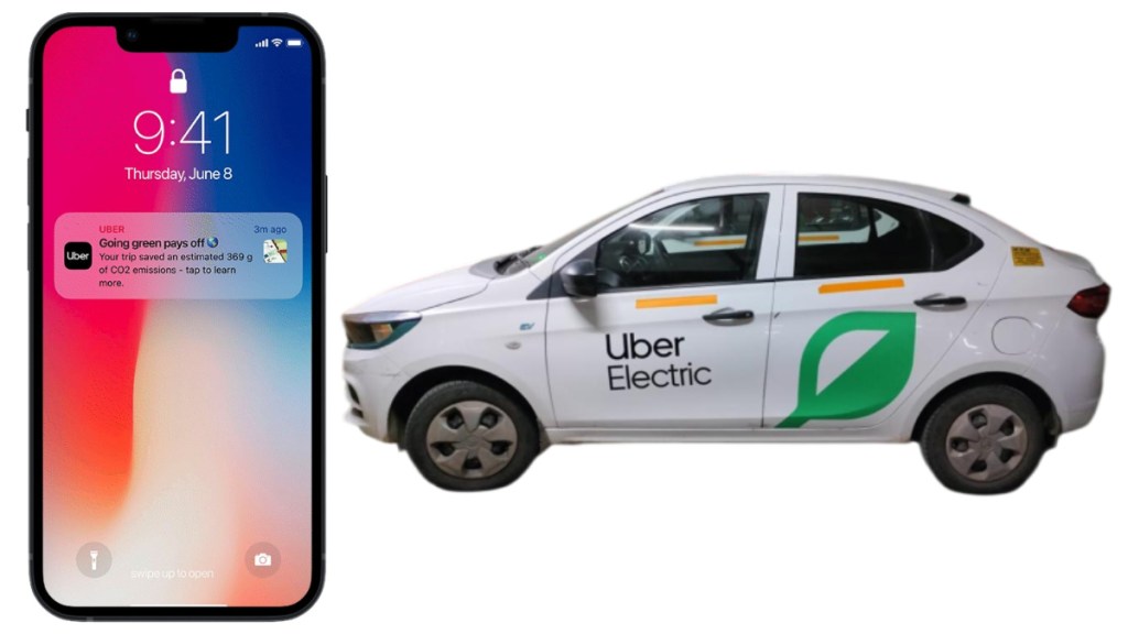 Uber India introduces new feature to track CO2 emissions saved through Uber Green rides ...
