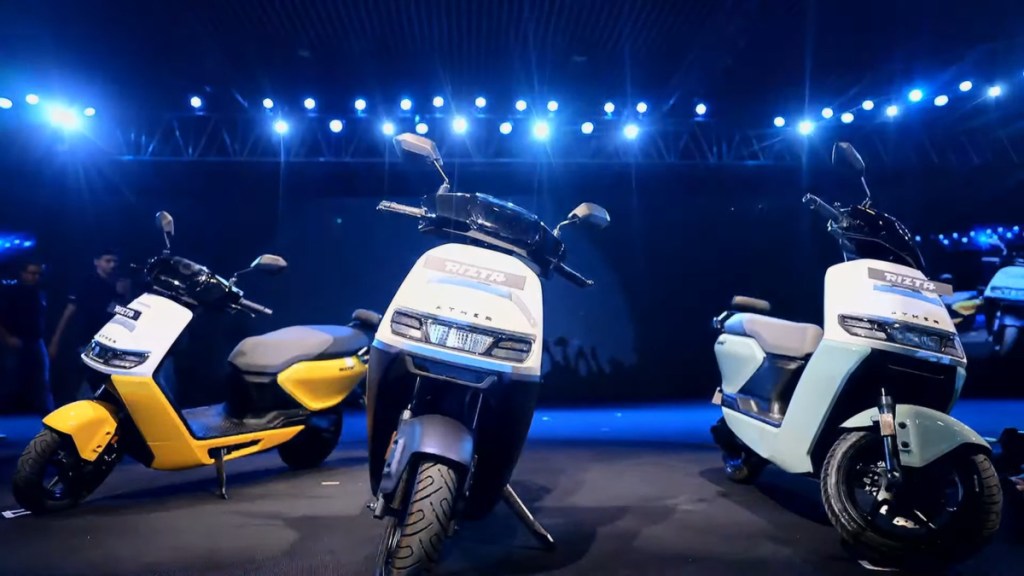 Ather Rizta electric scooter launched at Rs 1.10 lakh– gets 160 km ...