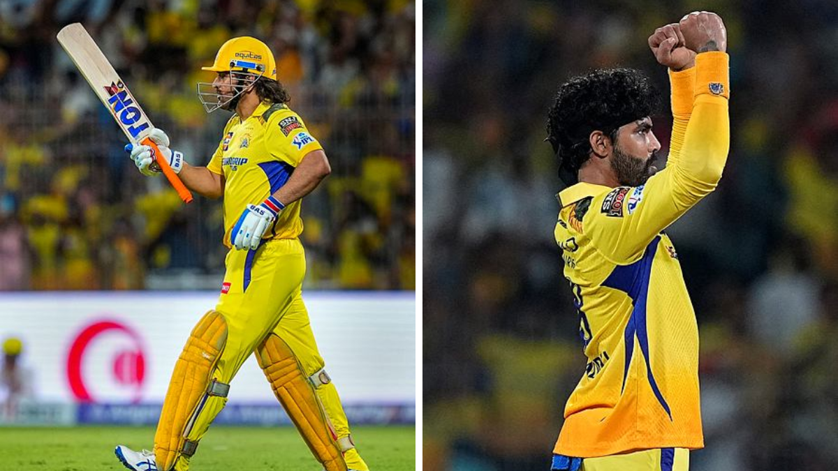 IPL 2024: MS Dhoni and Ravindra Jadeja pull off prank on Chepauk crowd during CSK vs KKR match ...