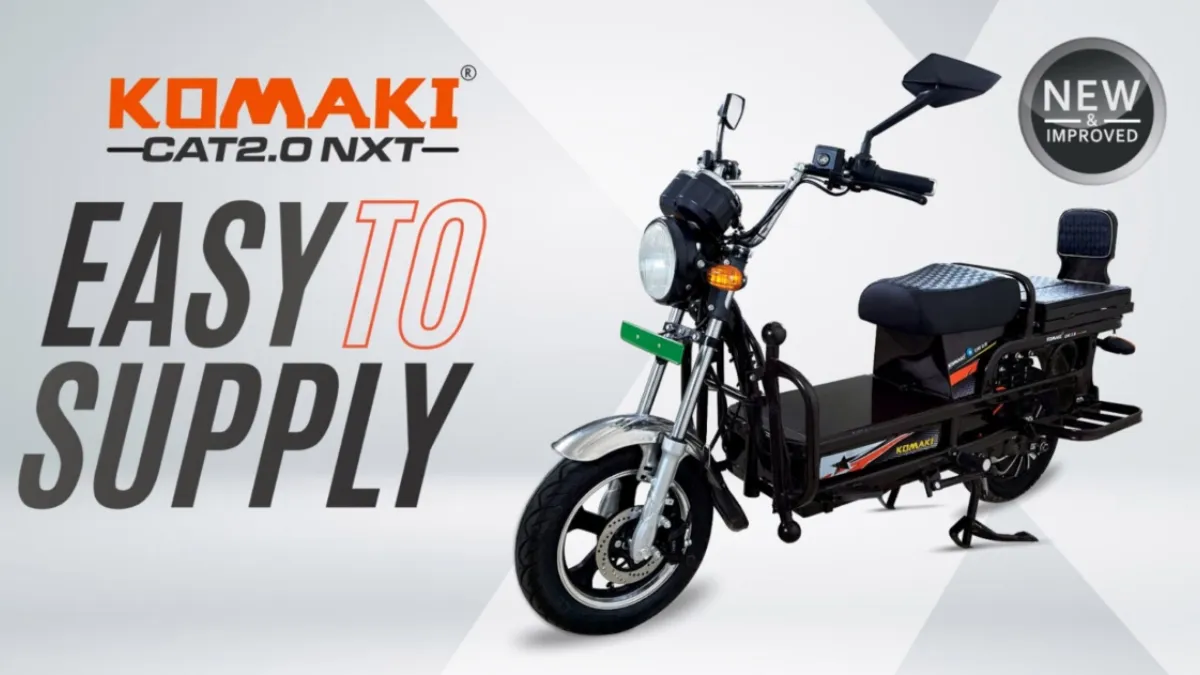 Komaki Cat 2.0 NXT electric moped launched at Rs 99,5000 - Bike News | The Financial Express