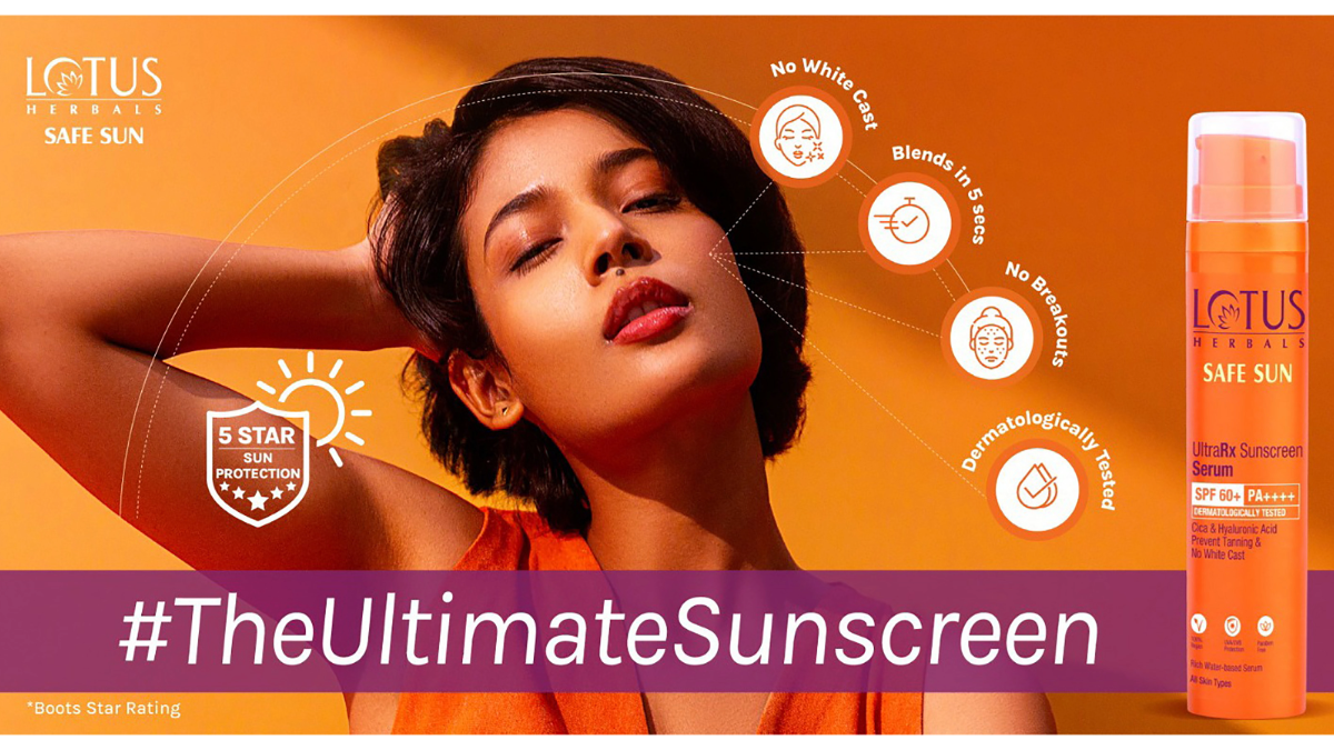Lotus Herbals unveils digital campaign for Safe Sun UltraRx Sunscreen ...