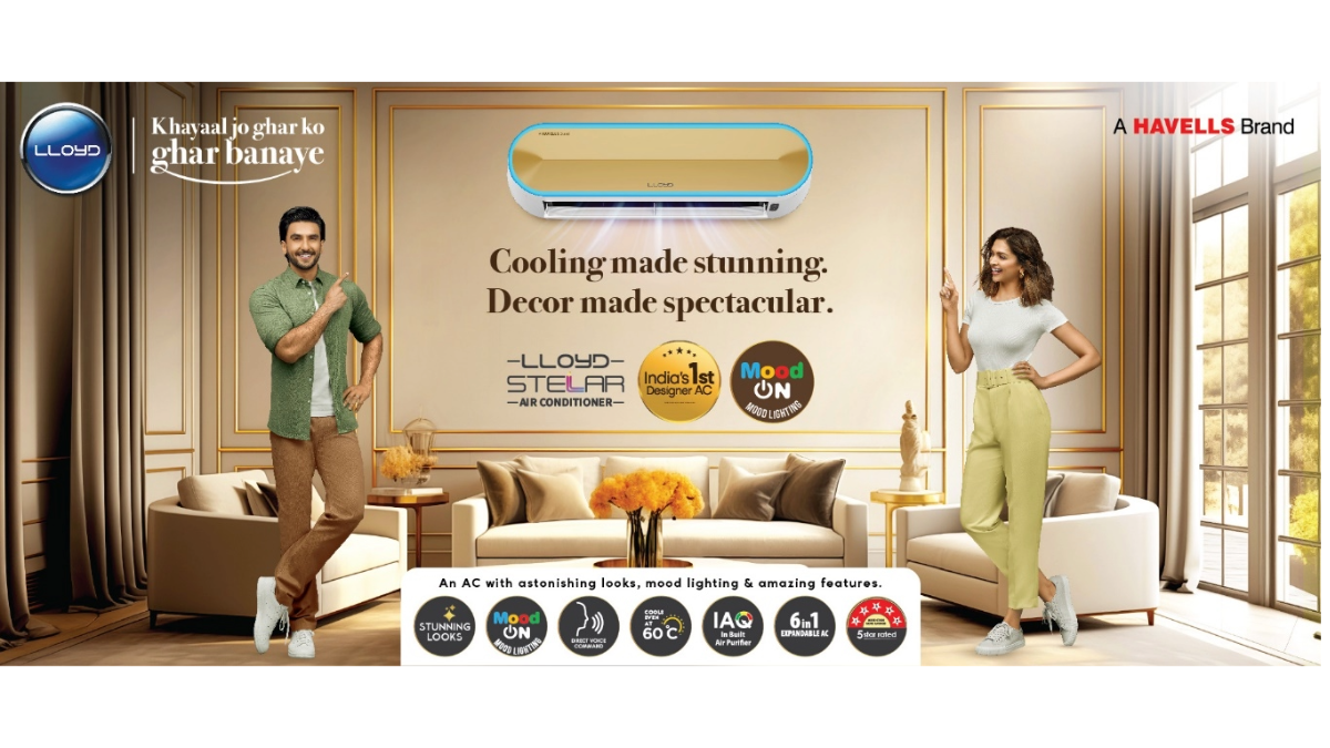 Lloyd unveils designer air conditioners with campaign starring Deepika ...