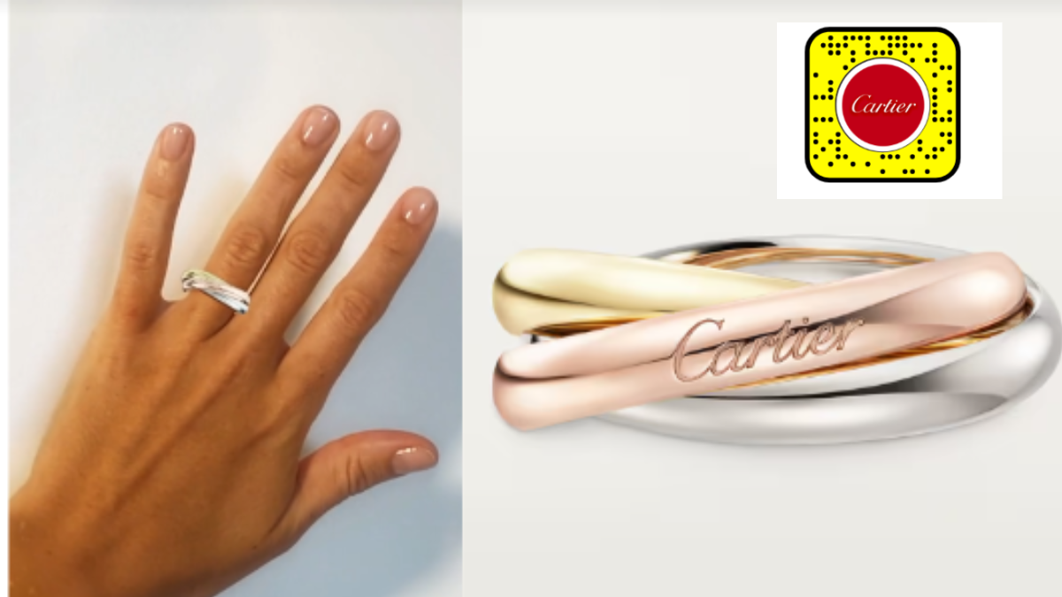 Snapchat and Cartier launch AR try-on experience for Trinity Collection ...