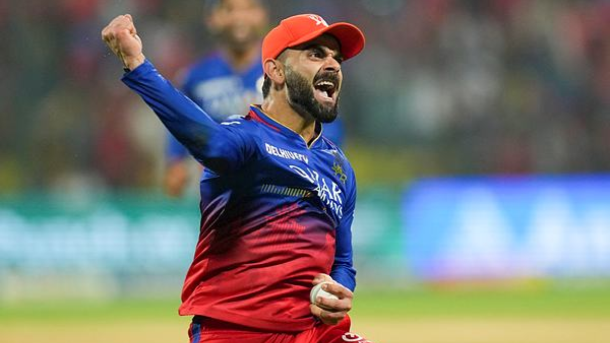 Virat Kohli and Anushka Sharma's emotional celebration after RCB's win over CSK goes viral ...