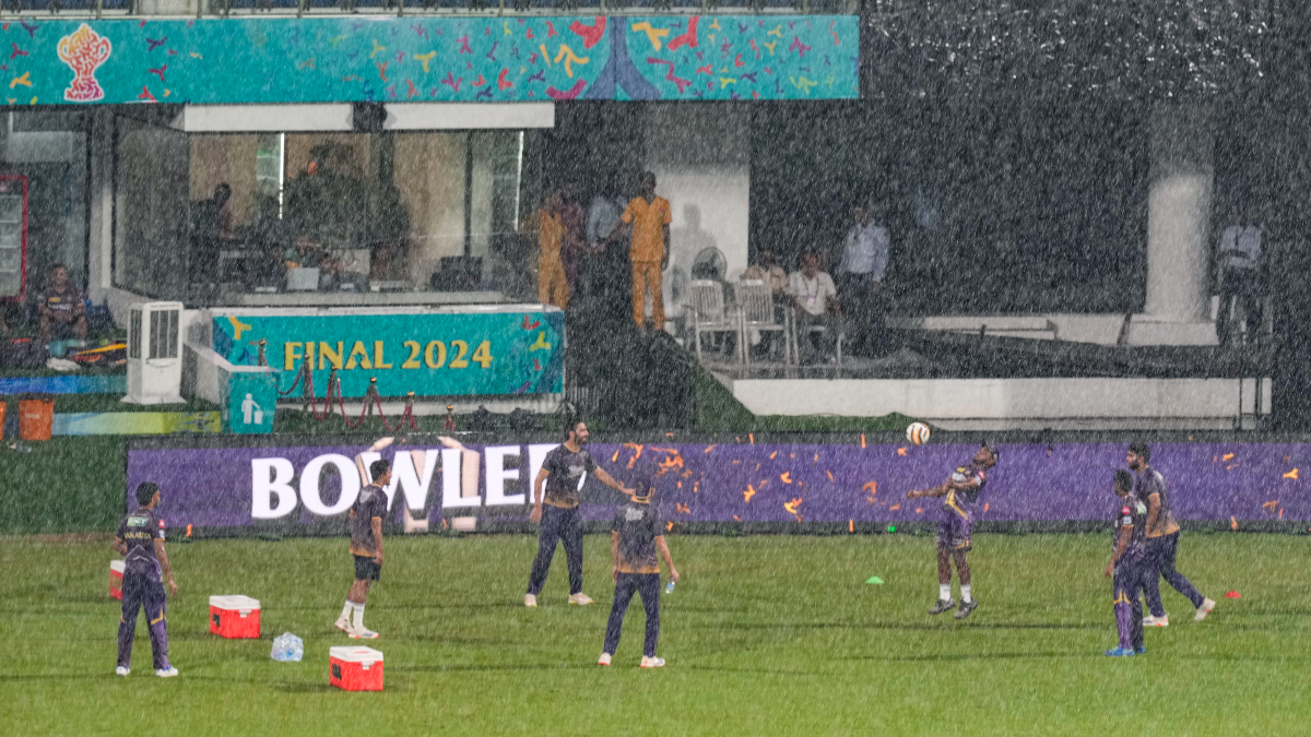 Cyclone Remal threatens IPL 2024 Final! KKR's last net session washed ...