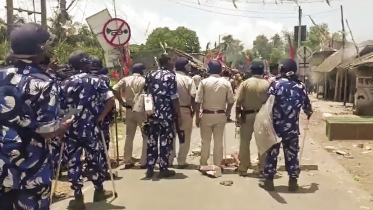 Tension in Nandigram after BJP woman worker killed, 7 injured, Central forces deployed two days ...