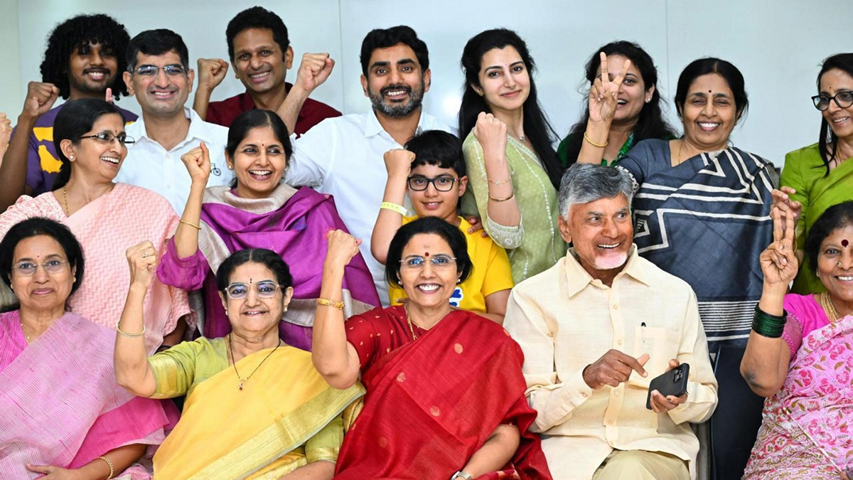As TDP wins Andhra Pradesh elections, Chandrababu Naidu's family gets richer by over Rs 800 ...