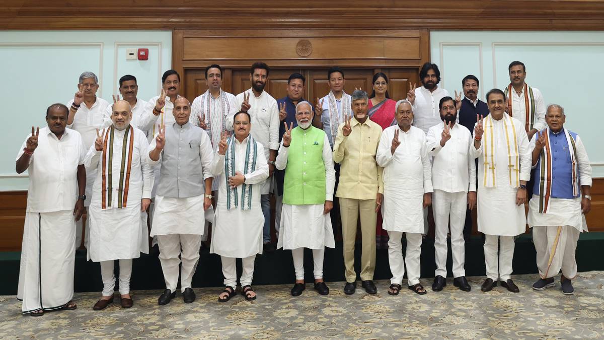 Election 2024 Results, Analysis Highlights: Nitish Kumar, Chandrababu Naidu attend NDA meet at ...