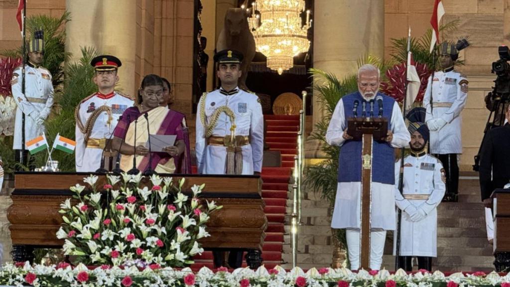 Narendra Modi Oath Ceremony Highlights: Modi takes oath as PM for third consecutive term, 72 ...
