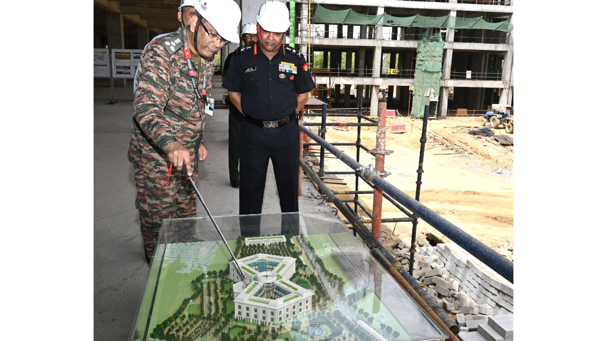 Army Chief Inspects Eco-Friendly Thal Sena Bhawan and Inaugurates ...