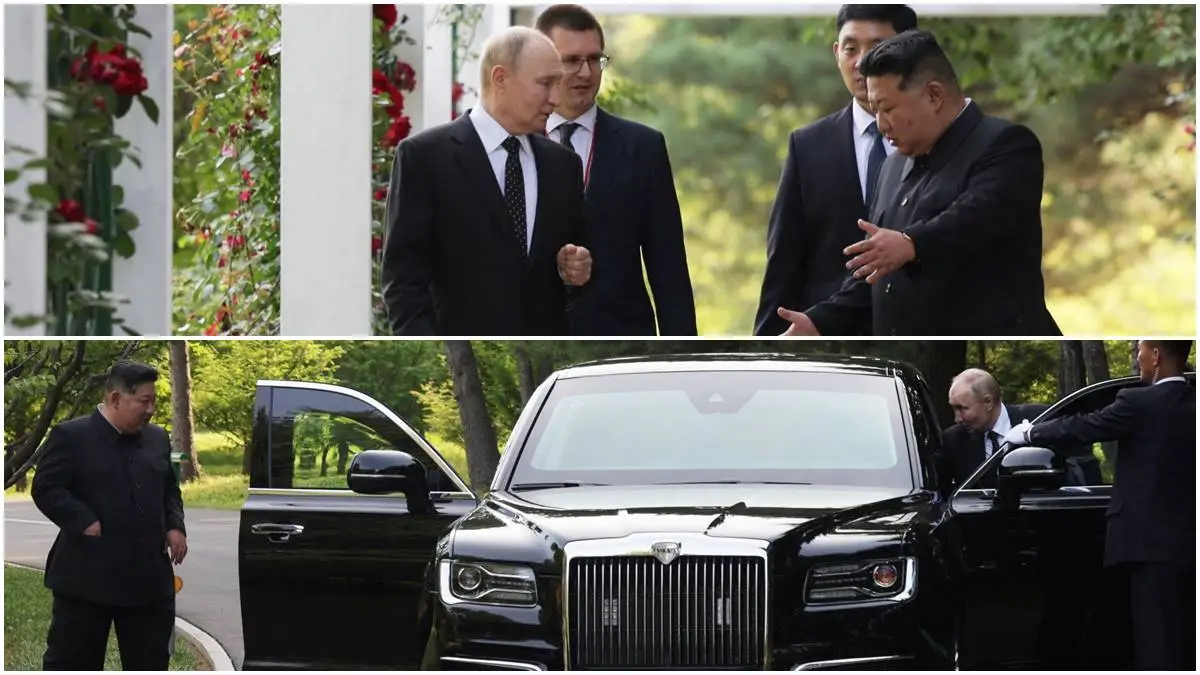 Putin gifts Kim a limousine! Russia and North Korea sign strategic partnership, vow closer ties ...
