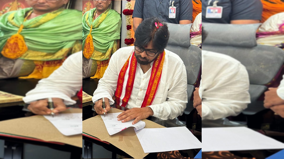 Pawan Kalyan assumes charge as Deputy Chief Minister of Andhra Pradesh - India News | The ...