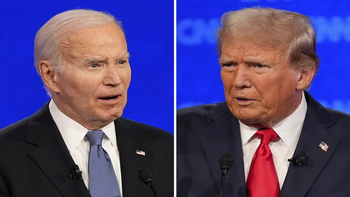 Battle of Ages: Key Moments from Biden-Trump Debate - World News | The ...