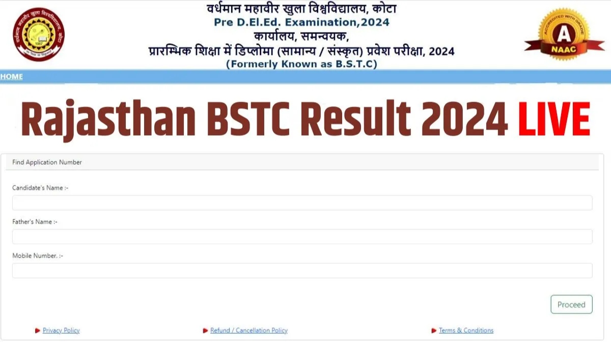 Rajasthan BSTC Result 2024: Pre-DElEd entrance exam result expected ...