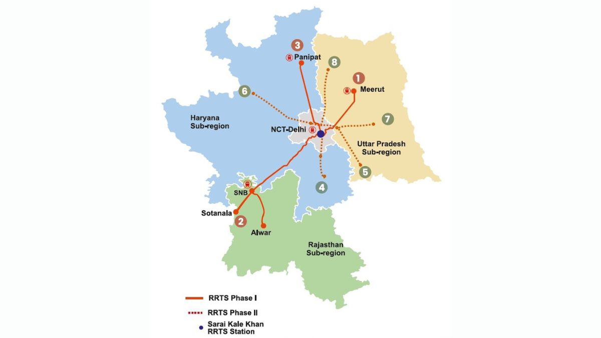 Delhi-Ghaziabad-Meerut RRTS Corridor: List of stations, construction ...