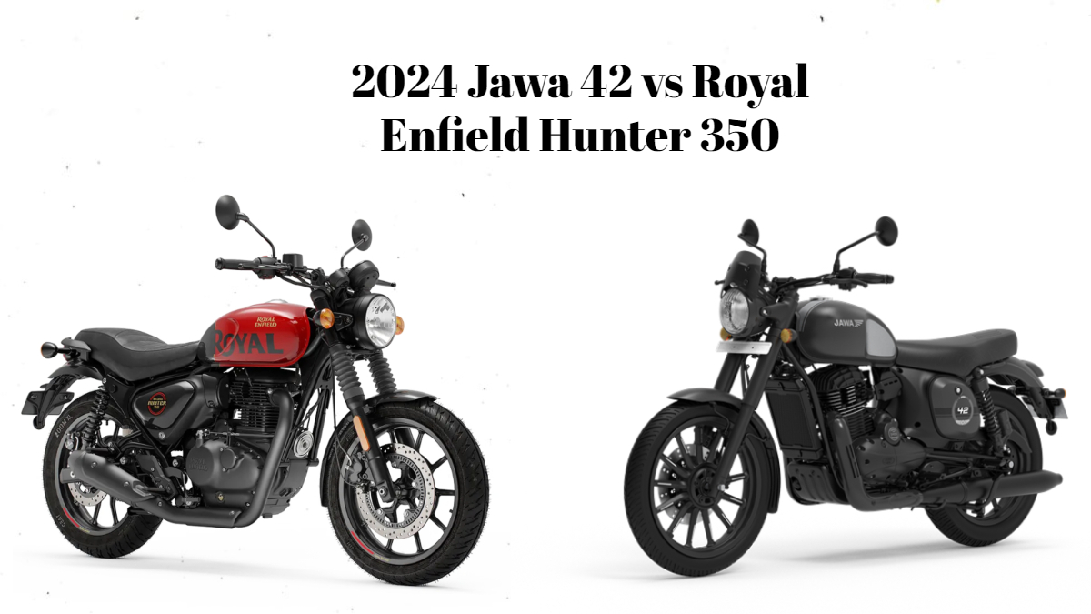 2024 Jawa 42 vs Royal Enfield Hunter 350: Specs, features, prices ...