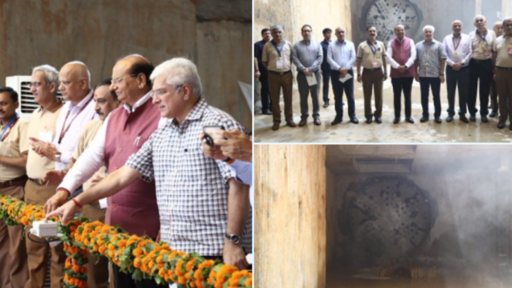 DMRC finishes 865-meter tunnel on Tughlakabad-Aerocity corridor ...