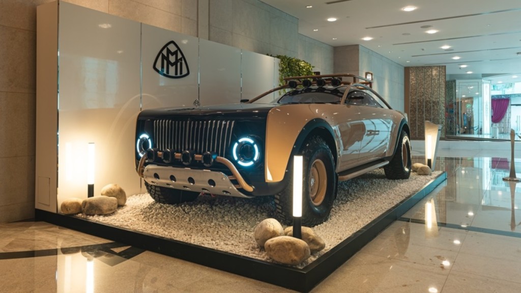 Mercedes Benz Project Maybach revealed at Nita Mukesh Ambani Centre ...