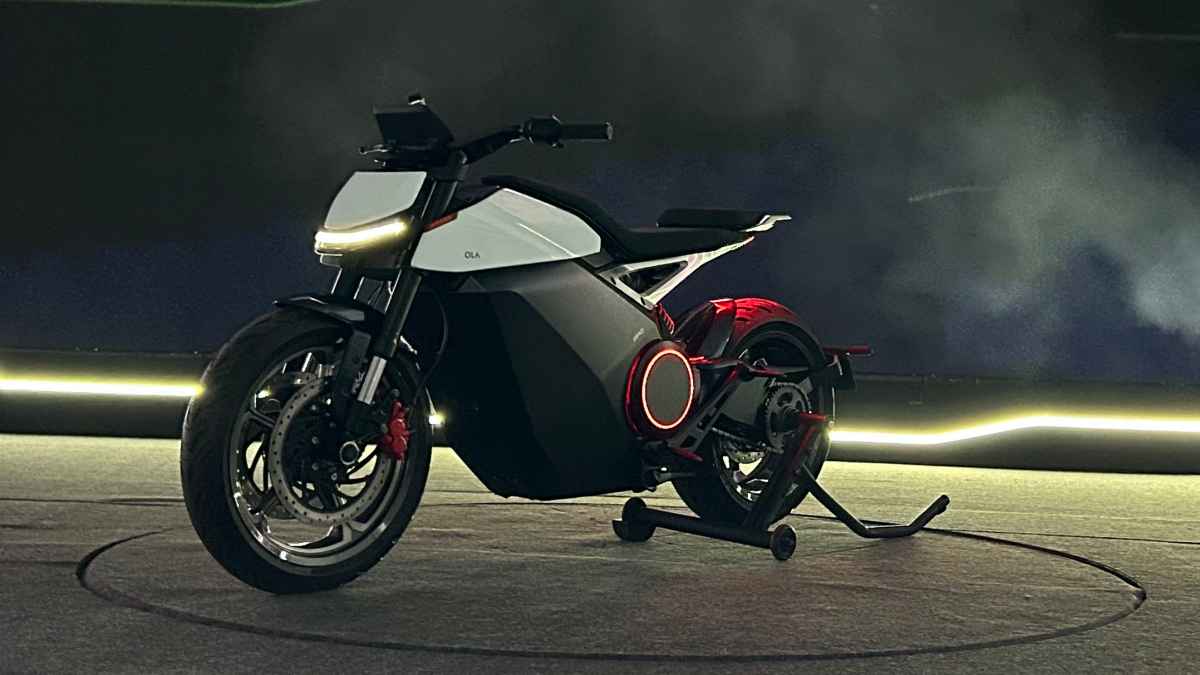 Ola Roadster series electric motorcycles launched at Rs 75,000 ...