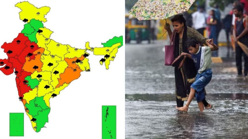 Heavy Rainfall Warning: IMD issues red alert for parts of Gujarat, Maharashtra; predicts intense ...