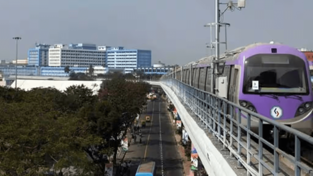 Kolkata Metro Update: Aluminum third rail replaces steel at Maidan ...