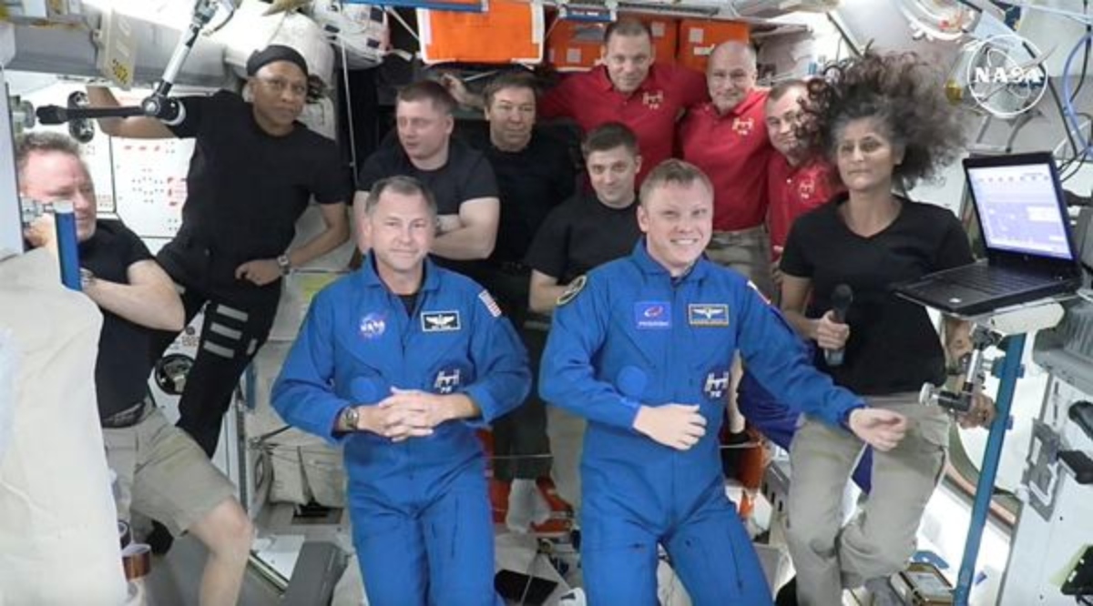 SpaceX Crew-9 docks with ISS: Sunita Williams and Butch Wilmore welcome new team, NASA ...