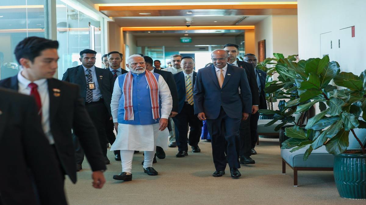 PM Modi begins two-day Singapore visit, emphasizes India as prime investment destination ...
