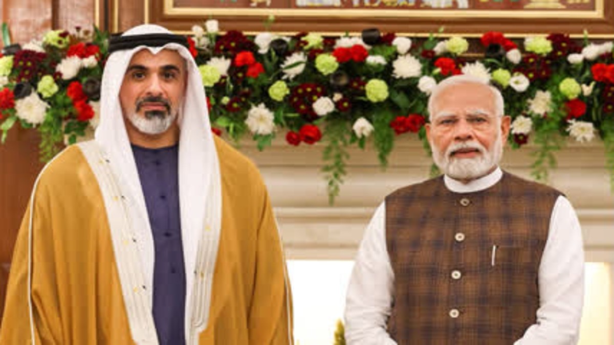 PM Modi holds strategic meeting with Abu Dhabi Crown Prince Sheikh Khaled to strengthen ...