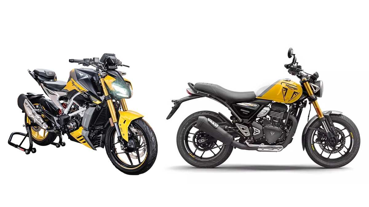 TVS Apache RTR 310 vs new Triumph Speed 400 — Spec check - Bike News ...