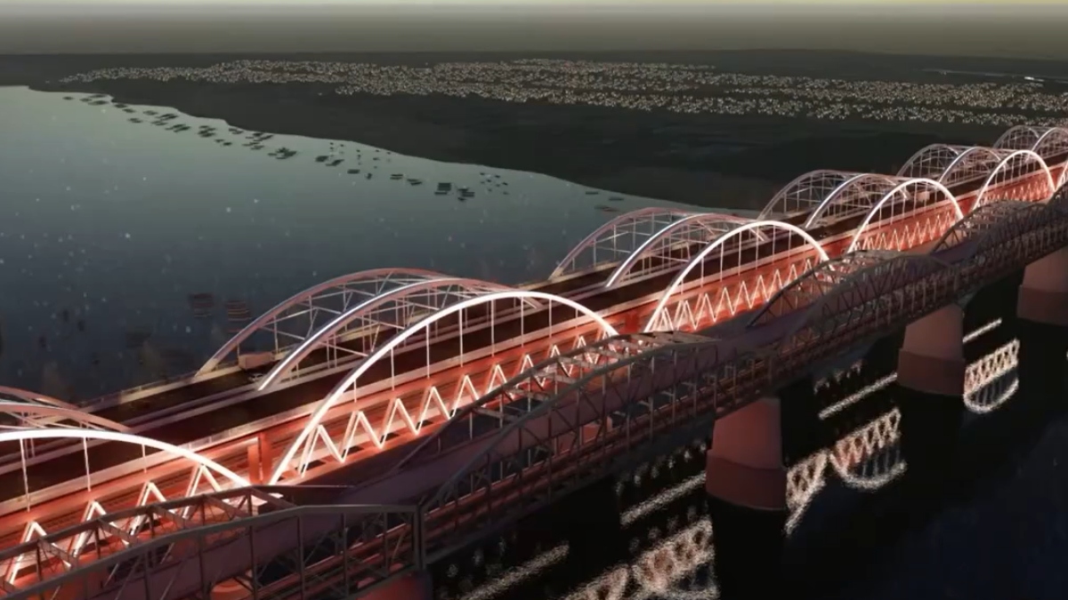 PM Modi to lay foundation stone for India's widest rail-cum-road bridge ...