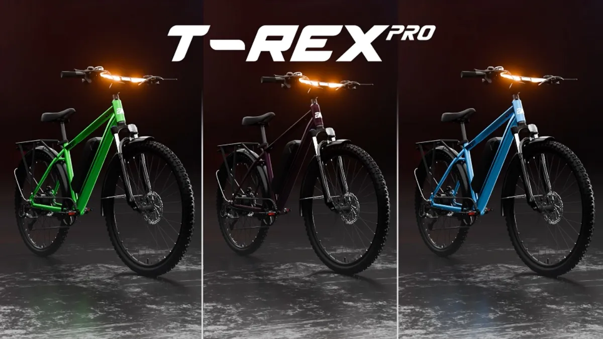 EMotorad launches e-cycle T-rex Pro priced at Rs. 52,999 - Bike News ...