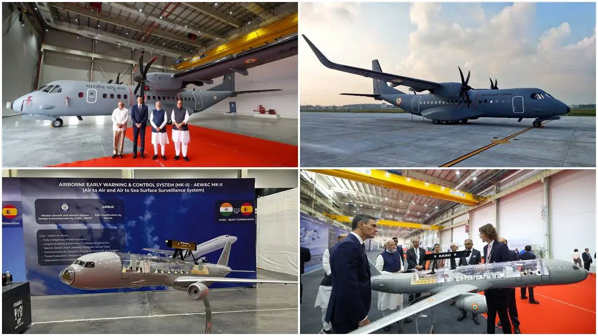 India’s Aerospace Milestone: PM Modi Inaugurates Tata-Airbus C295 ...