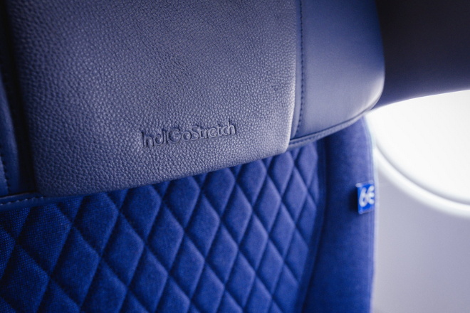 This is how Indigo's new business class 'Indigo Stretch' looks like ...