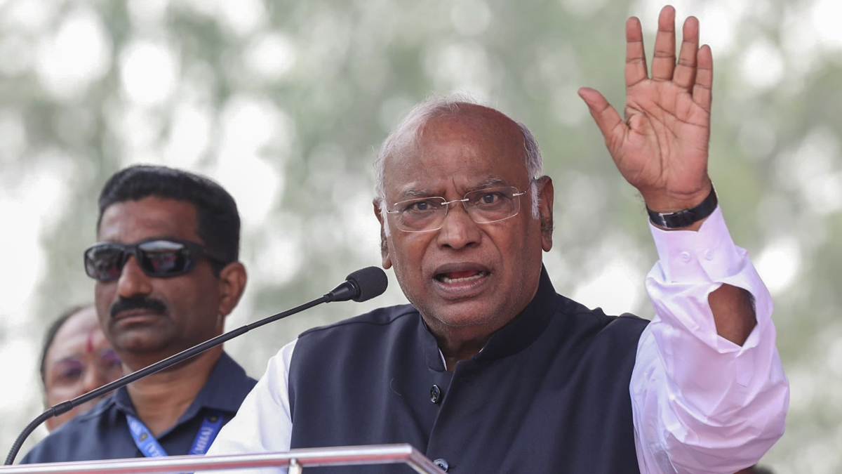 'Frontal attack on Constitution': Mallikarjun Kharge slams Centre over election rules amendment ...
