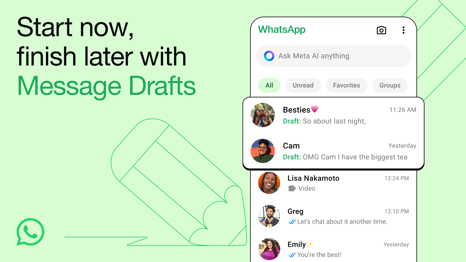 WhatsApp now auto-saves unfinished messages as drafts: Details - Technology News | The Financial ...