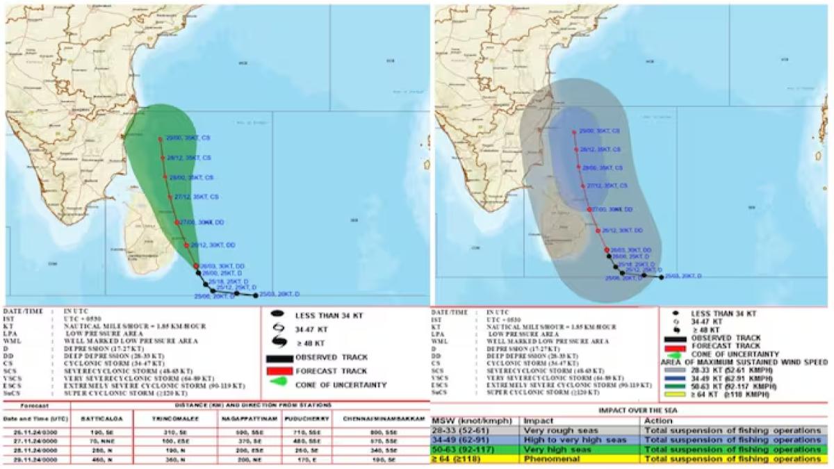 Cyclone alert: Deep depression over Bay of Bengal likely to impact Tamil Nadu - India News | The ...