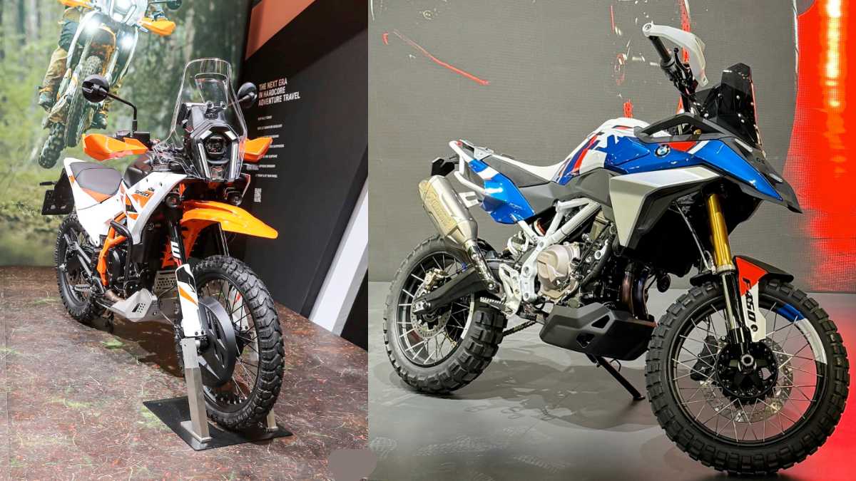 New KTM 390 Adventure R vs BMW F 450 GS comparison | Adventure off-road motorcycle comparison ...