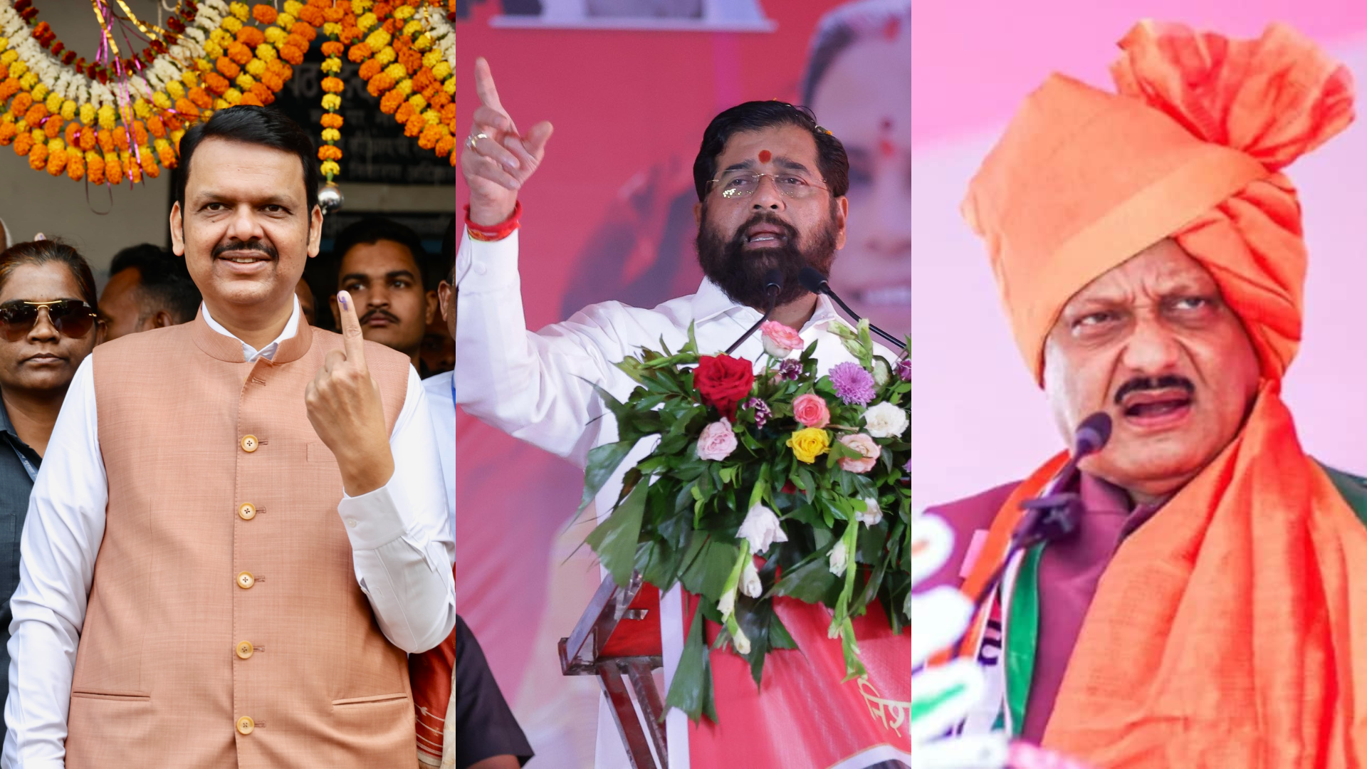 Devendra Fadnavis, Eknath Shinde, or Ajit Pawar - Who is likely to be the CM? - India News | The ...