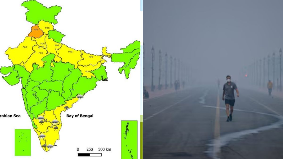 IMD Weather Forecast: Dense fog to persist in Delhi, UP and other parts of north India; heavy ...