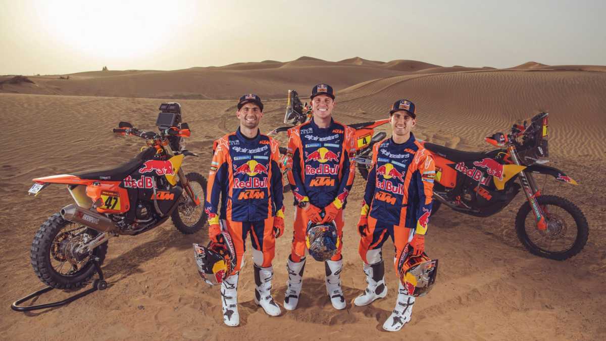 2025 Dakar Rally: KTM factory team announces three-man rider lineup ...
