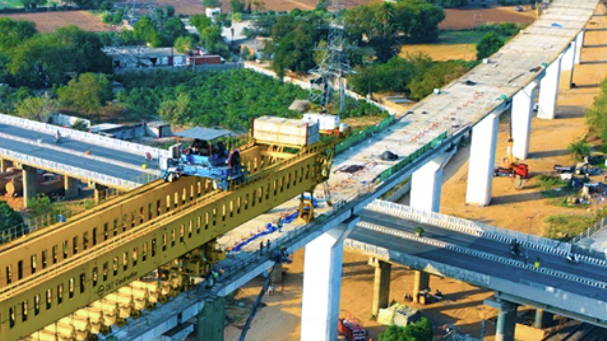 Mumbai-Ahmedabad Bullet Train: Track construction in Gujarat ...