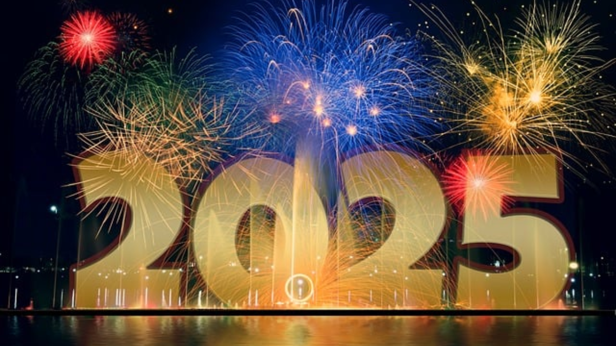 Happy New Year 2025 Wishes Quotes Images Greeting Card in Advance ...