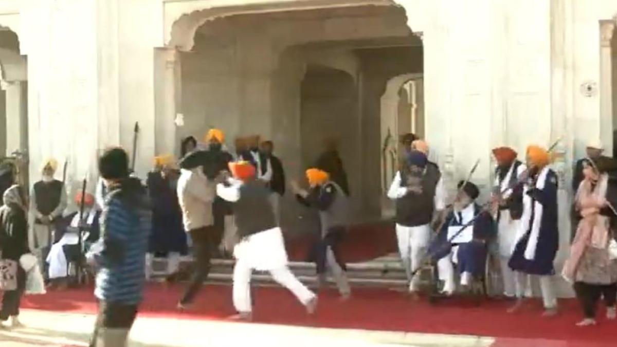 Watch video | Moment when gunman fired shots at Sukhbir Singh Badal in Golden Temple - India ...